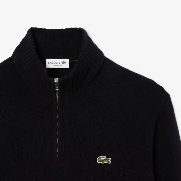 Lacoste Quarter-zip Knitted Sweater