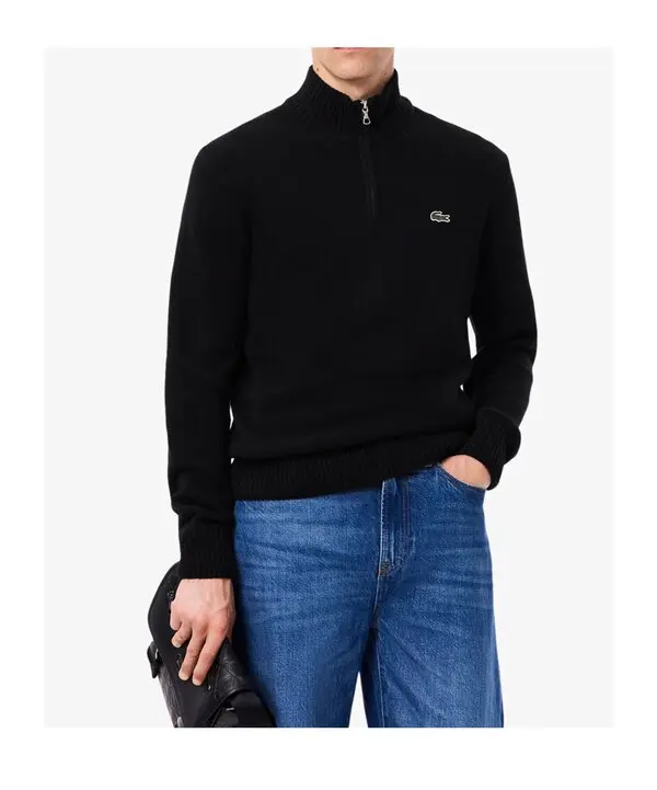 Lacoste Quarter-zip Knitted Sweater