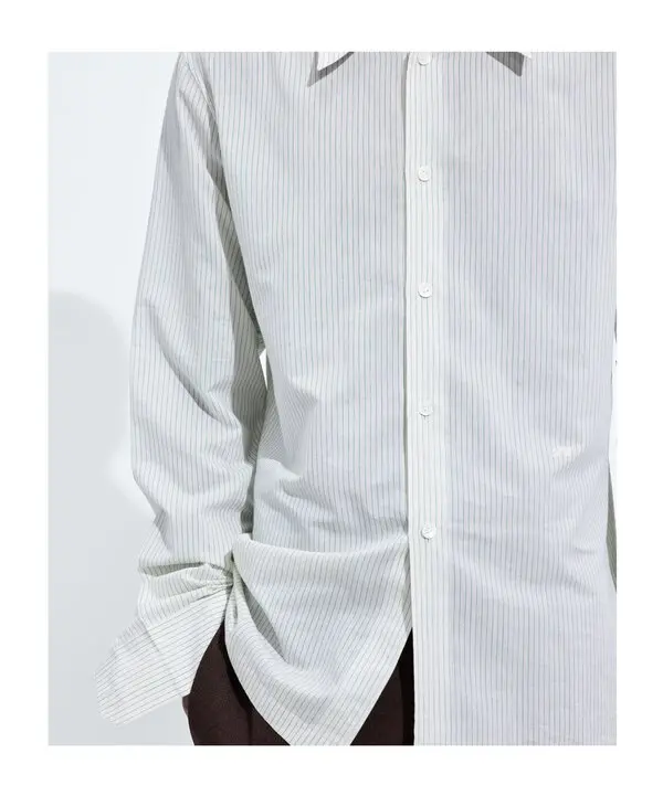 Bottega Veneta Pinstriped Long-sleeved Shirt
