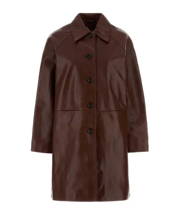 Soeur Long-sleeve Leather Jacket