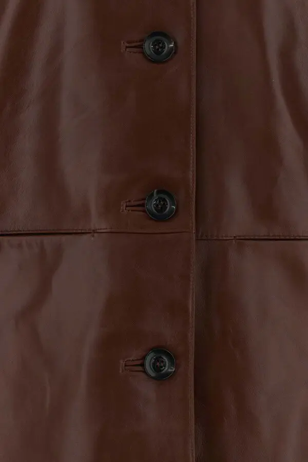 Soeur Long-sleeve Leather Jacket
