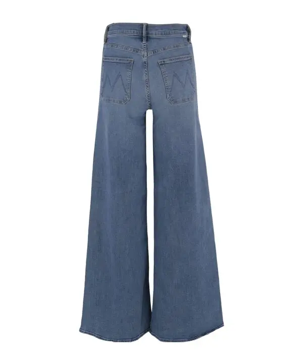 MOTHER Undercover Patch Pocket Wide-leg Jeans