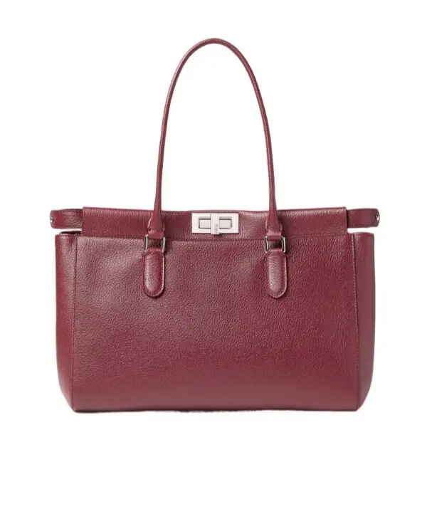 Fendi Peekaboo Tote Small - Red