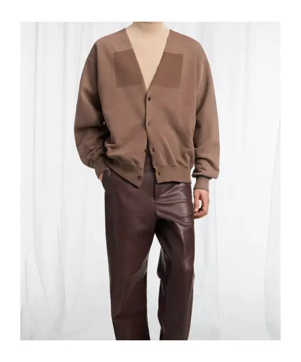 MAISON MARGIELA Deep V-neck Cotton Sweatshirt