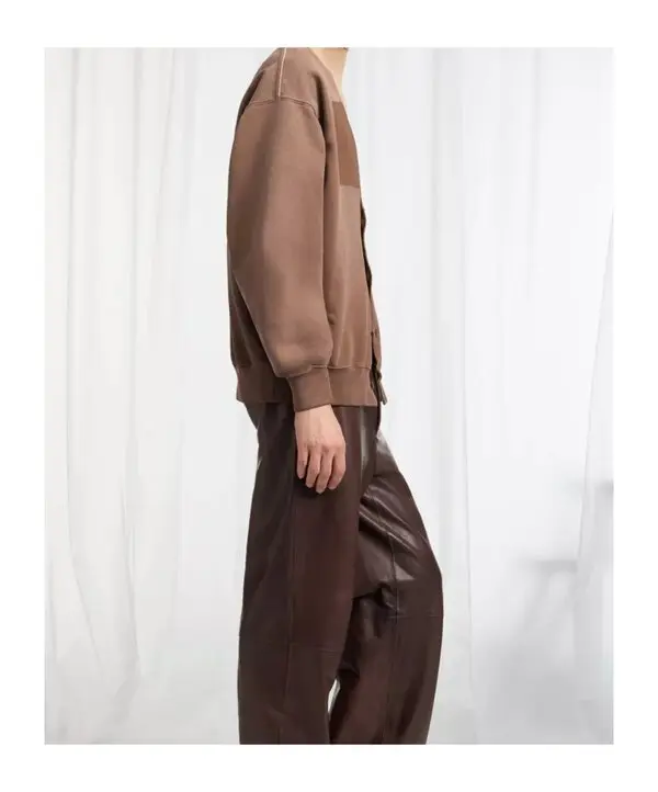 MAISON MARGIELA Deep V-neck Cotton Sweatshirt