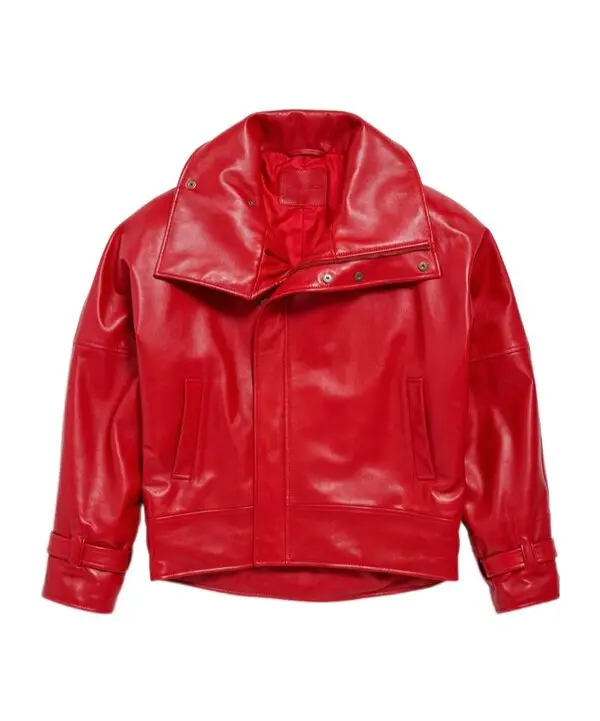 Balenciaga Round Bomber - Red