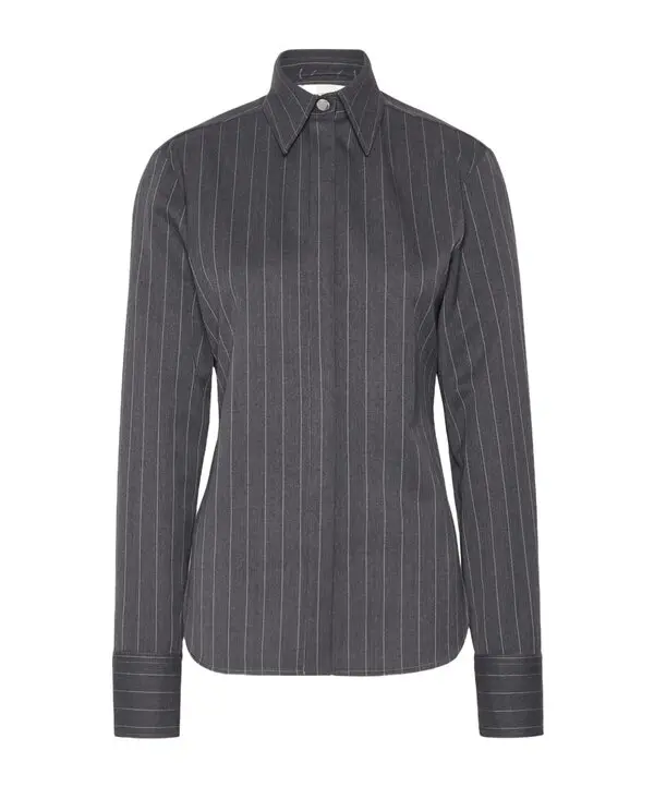 Sportmax Striped Button-up Shirt
