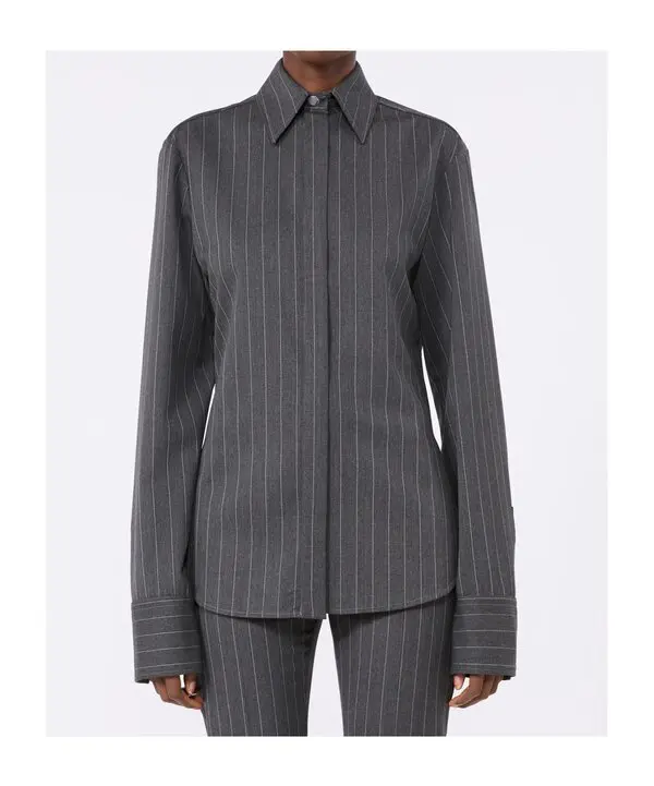 Sportmax Striped Button-up Shirt