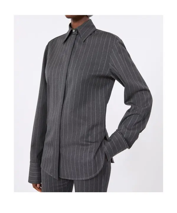 Sportmax Striped Button-up Shirt