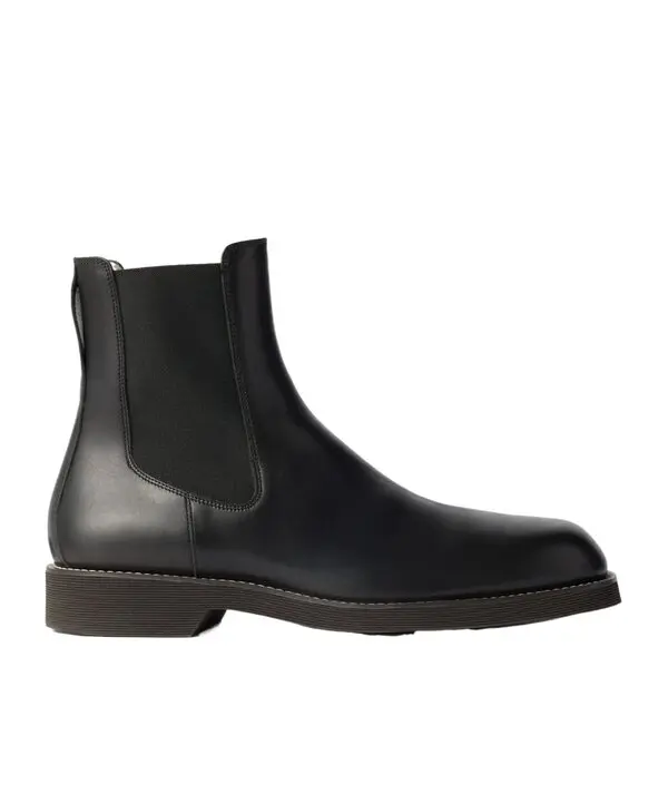 LEMAIRE Chelsea Ankle Boots In Shiny Vegetable-tanned Leather