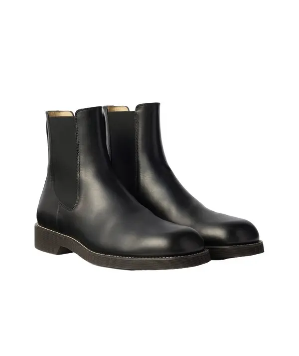 LEMAIRE Chelsea Ankle Boots In Shiny Vegetable-tanned Leather