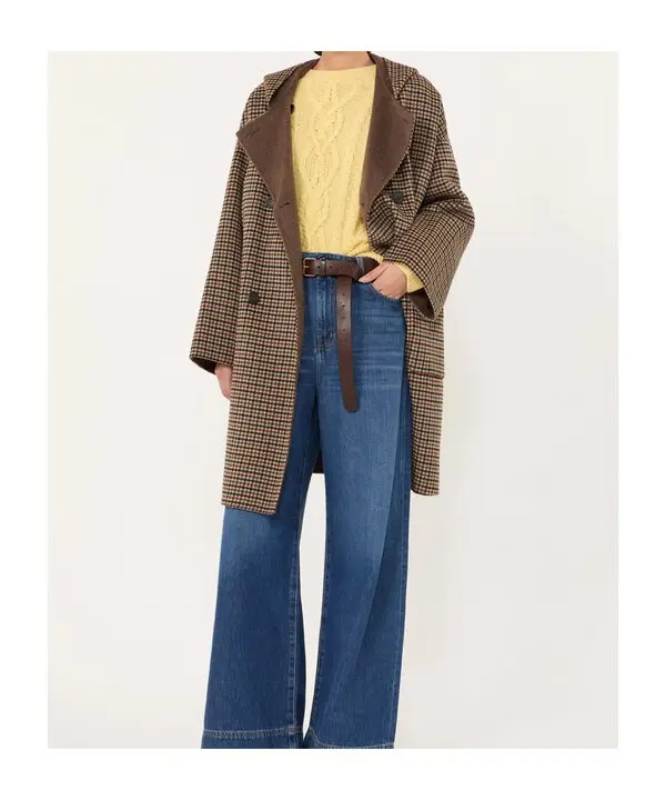 Max Mara Balta Reversible Hooded Coat - Brown