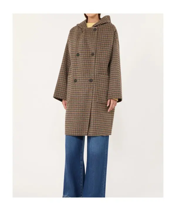 Max Mara Balta Reversible Hooded Coat - Brown