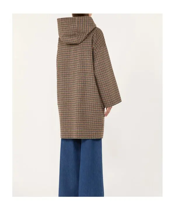 Max Mara Balta Reversible Hooded Coat - Brown