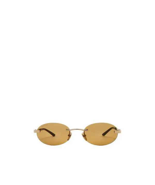 Gucci Oval Frame Sunglasses