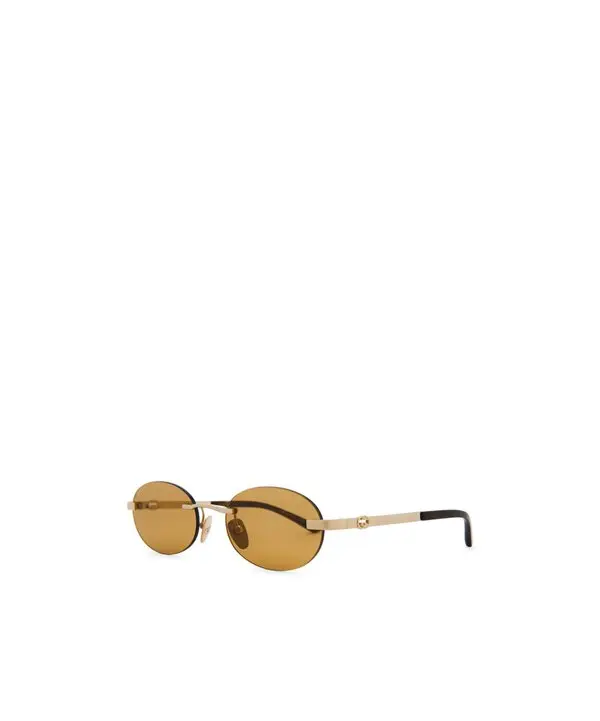 Gucci Oval Frame Sunglasses