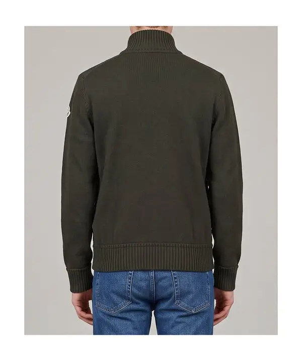 Moncler Logo Patch Zip-up Padded Cardigan
