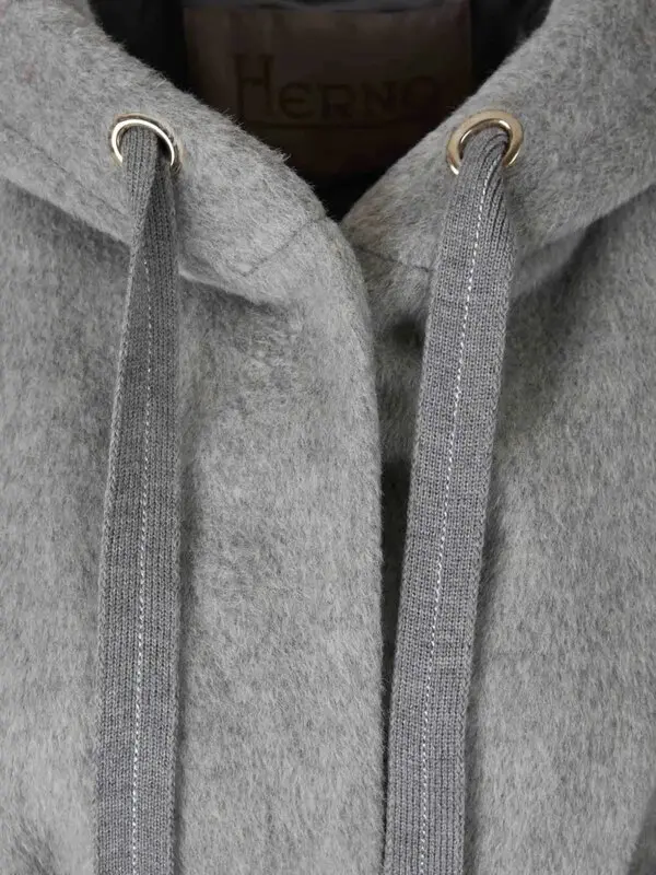 Herno Tie-waist Hooded Coat