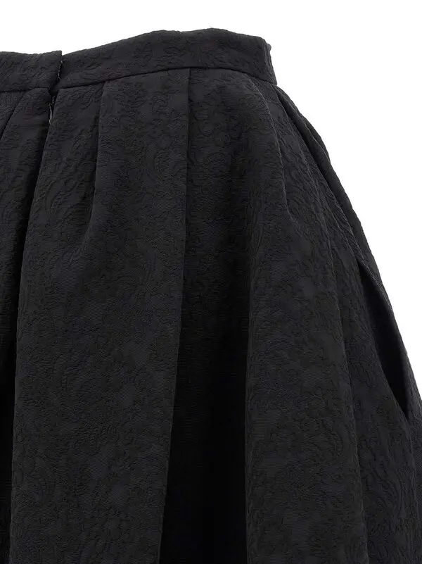 Carolina Herrera Jacquard Midi Skirt