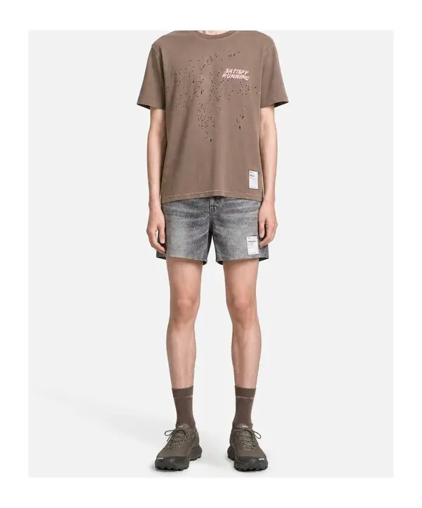 Satisfy Tag Detail Shorts