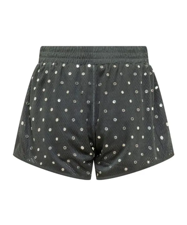 Pinko Esperia Embellished Mesh Shorts - No