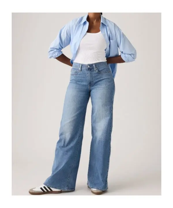 LEVI'S High-rise Wide-leg Jeans