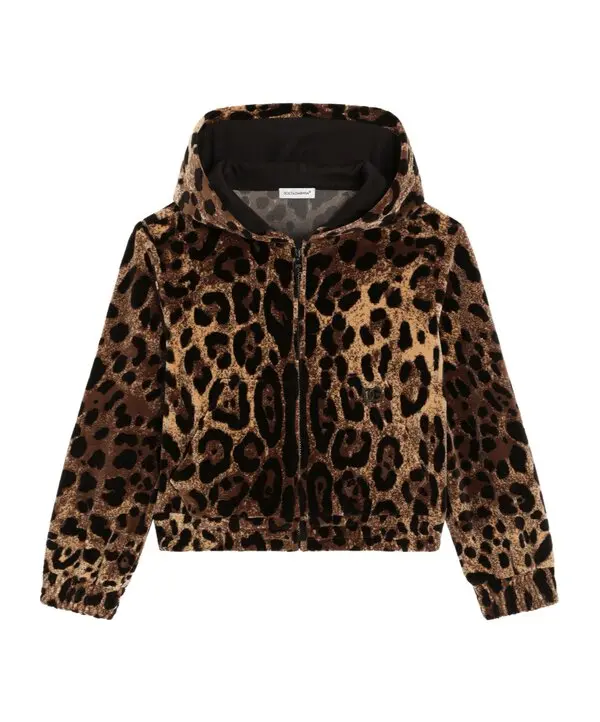 Dolce & Gabbana Animal-pattern Hooded Sweatshirt - Multi-color
