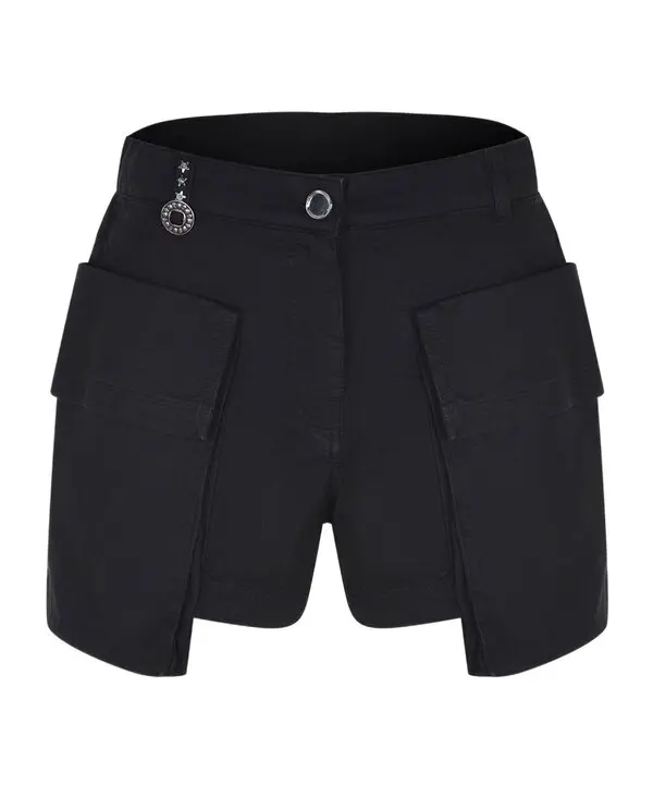 Pinko Charm-detailed Flap-pocket Shorts