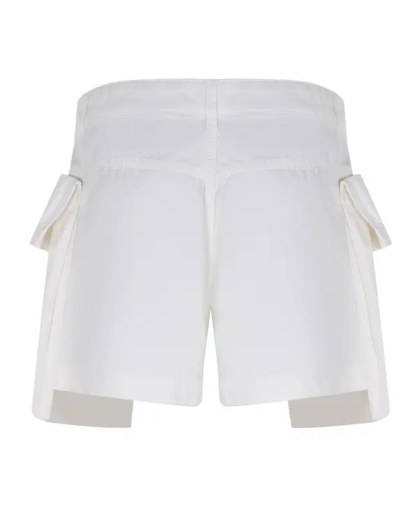 Pinko Charm Detailed Flap-pocket Shorts