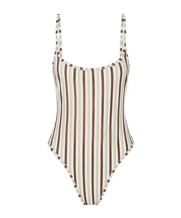 HAIGHT. Pipping Thidu Striped Swimsuit - No