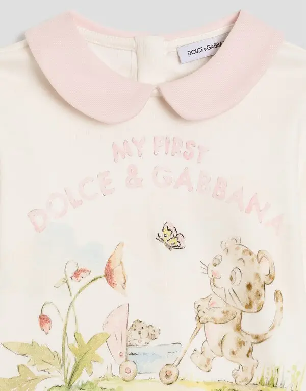 Dolce & Gabbana Cotton T-shirt With Embroidery
