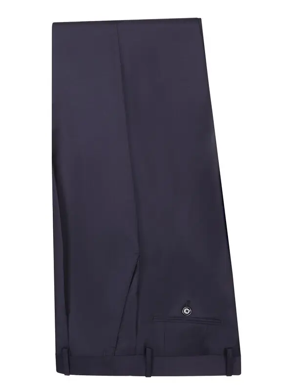 LARDINI Micro-textured Peaked-lapel Suit