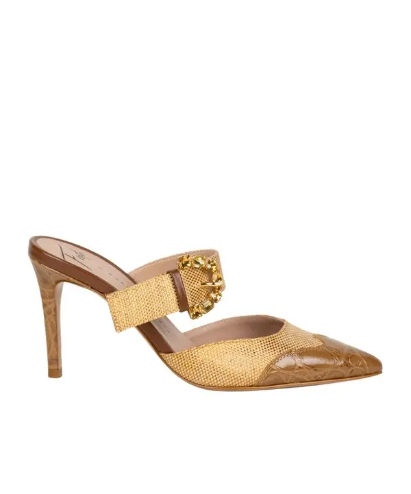 Roberto Festa Embellished Panelled Pumps - No