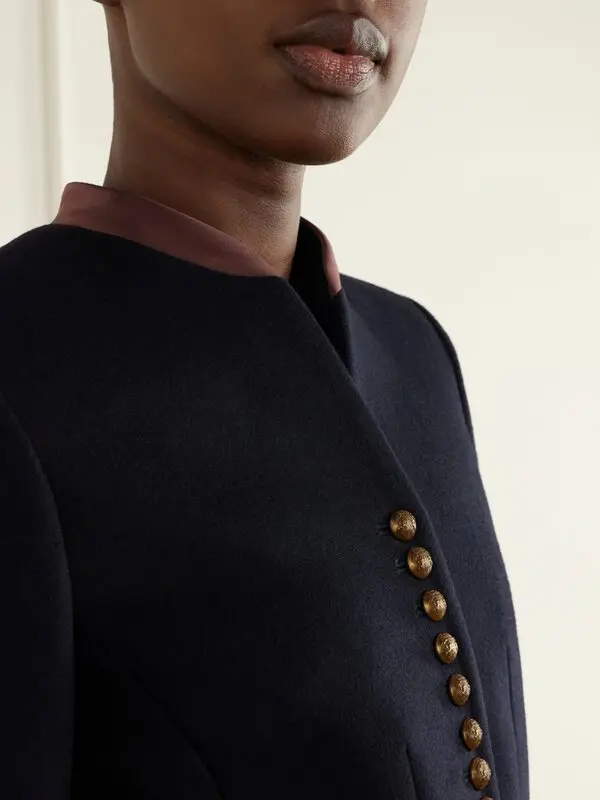 Etro Satin-trimmed Wool-blend Jacket