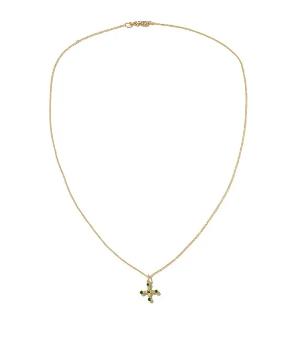 Ileana Makri Stepping Stone 18-karat Gold Emerald Necklace - No
