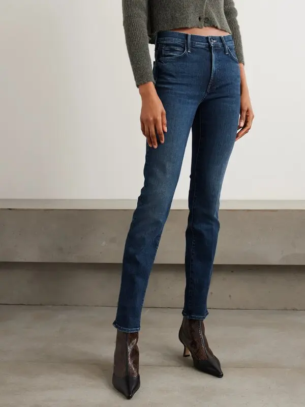 MOTHER High-rise Slim-fit Jeans