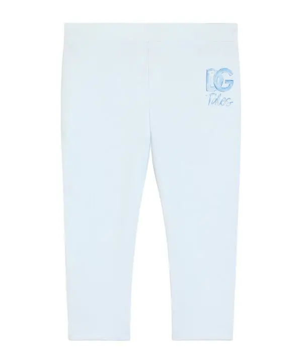 Dolce & Gabbana Interlock Leggings With Logo