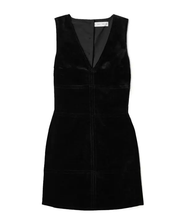 Proenza Schouler Paneled Velvet Mini Dress