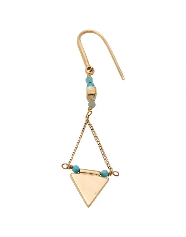 Isabel Marant Étoile Metal Fishhook Earrings