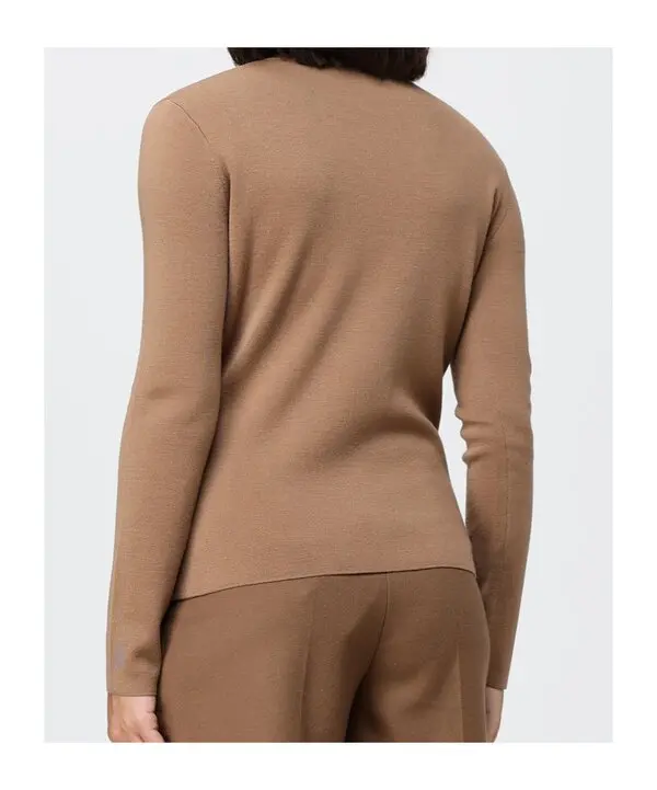 Max Mara Manto Logo Embossed Crewneck Jumper - No