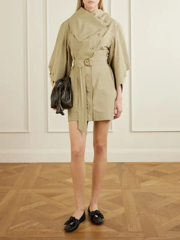 Zimmermann Valiant Utility Cotton-gabardine Mini Dress - No