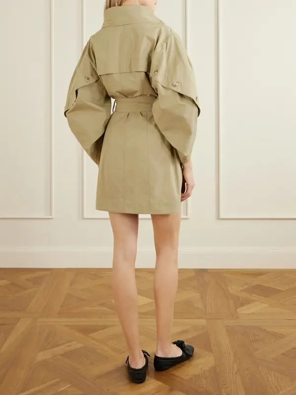 Zimmermann Valiant Utility Cotton-gabardine Mini Dress - No