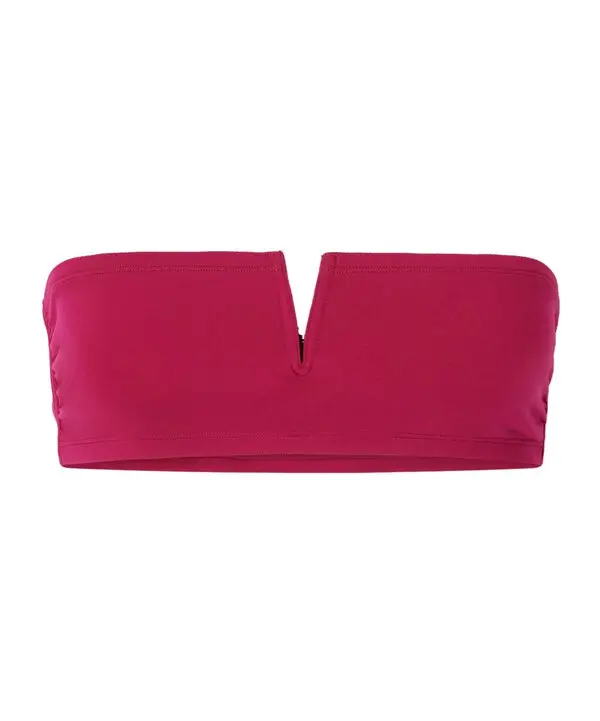 ERES Arcade Strapless Bikini Top - Red
