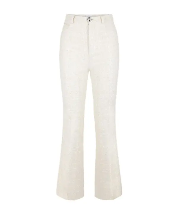 Giambattista Valli Glittering Tweed Wool Trousers