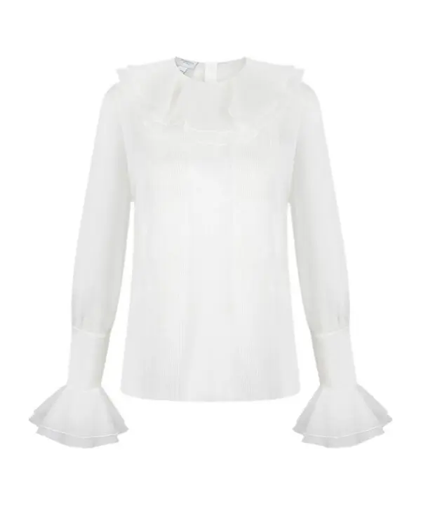 Giambattista Valli Ruffled Tulle Shirt - No