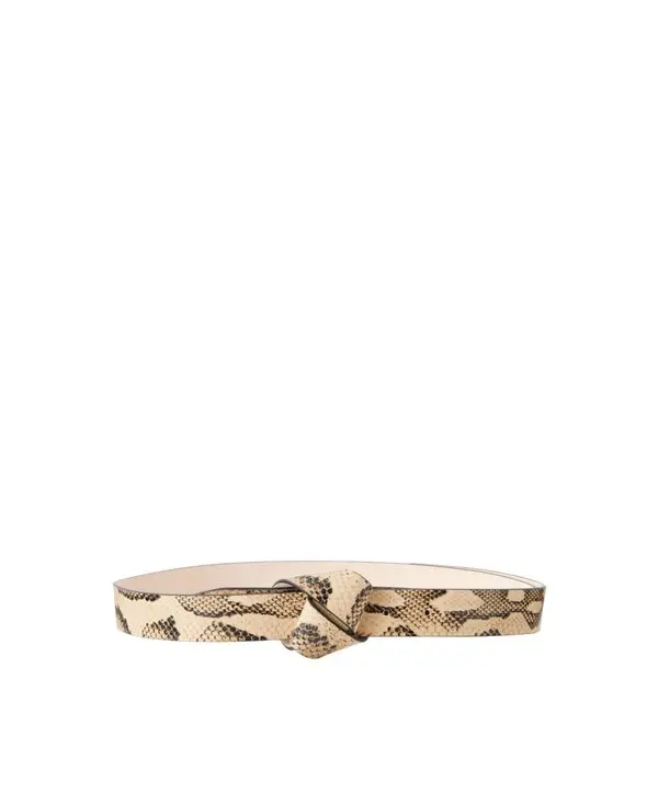 Isabel Marant Étoile Snake-effect Leather Belt - No