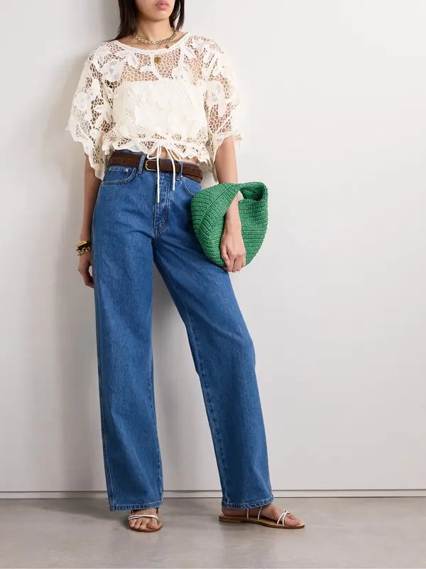 Zimmermann Lace Crop Top