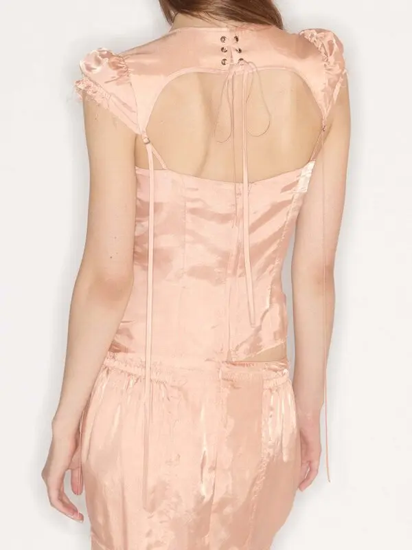 KNWLS Lace-up Top