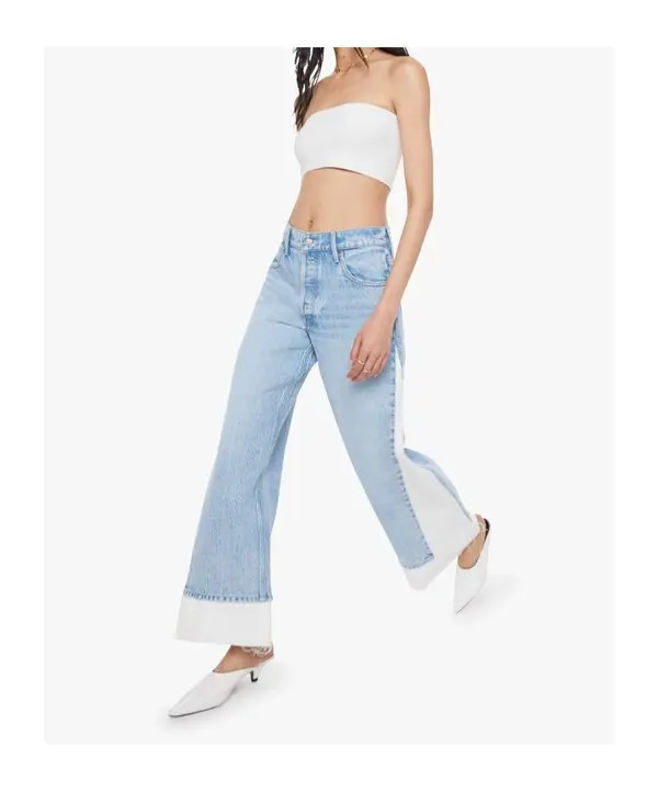MOTHER The Nachio Double Dip Wide-leg Jeans