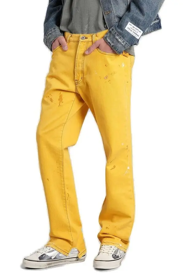 GALLERY DEPT. Flared Distressed Jeans